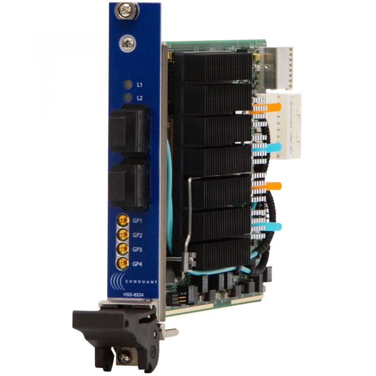 HSS-8324 PXIe High Speed Optical FPGA Board - Conduant Corporation